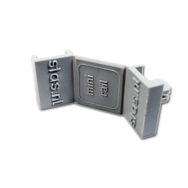 Locator minirail: LESM - silver end cap (pair) – Picture Hanging ...